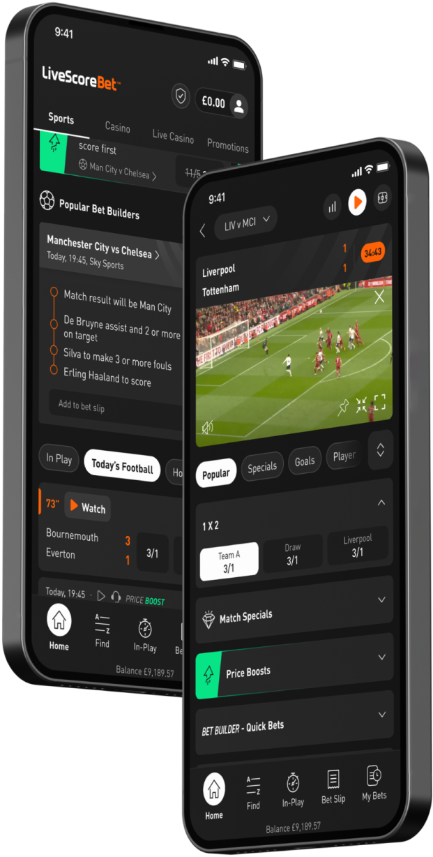LiveScore Bet UK | Online Sports Betting & Odds Site